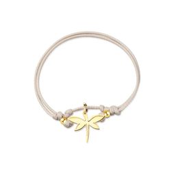 AILORIA LIBELLULE Armband beige/silber in gold | Gr.: onesize
