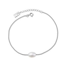 AILORIA MISAKI Armband Silber/wei&szlig;e Perle in wei&szlig; | Gr.: onesize