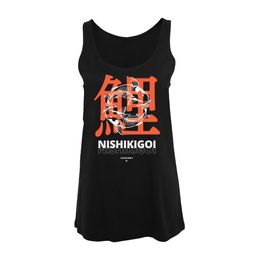 F4NT4STIC Damen Tanktop Nishikigoi Koi Japan in schwarz | Gr.: 4XL