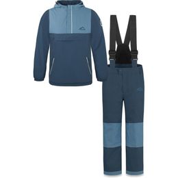 Normani Outdoor Sports Kinder WinterSet Thermohose und Windbreaker in Navy | Gr.: 170/176