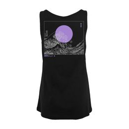 F4NT4STIC Ladies Tanktop Kanagawa Welle in schwarz | Gr.: 5XL
