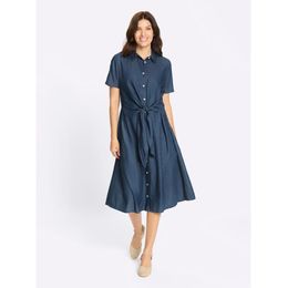Sieh an! Jeans-Kleid in blue-stone-washed | Gr.: 50