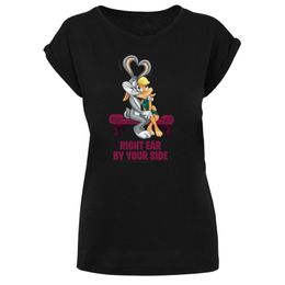 F4NT4STIC T-Shirt Looney Tunes Bugs And Lola Valentine's Cuddle in schwarz | Gr.: 5XL