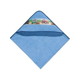 Erwin M&uuml;ller Erwin M&uuml;ller Frottier Kapuzenbadetuch in hellblau | Gr.: 140-x-140-cm