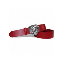 Fronhofer Damen Lederg&uuml;rtel Strass in Rot | Gr.: 105 cm