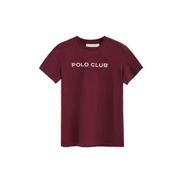 Polo Club T-Shirt in Granat | Gr.: S
