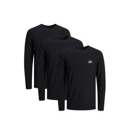 Jack & Jones Jack & Jones Langarmshirt - JCORISE INFINITY TEE LS CREW NECK 3-Pack in RISE 3er Pack 1 | Gr.: XL