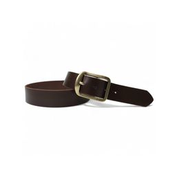 Fronhofer Lederg&uuml;rtel Messing in Mocca | Gr.: 100 cm