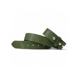 Fronhofer Lederg&uuml;rtel Wechselg&uuml;rtel in Khaki | Gr.: 120 cm