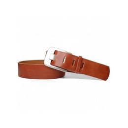 Fronhofer Lederg&uuml;rtel Silber in Cognac | Gr.: 100 cm