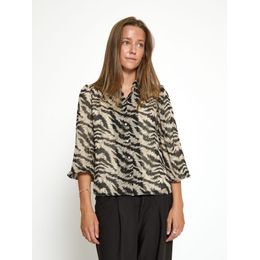 Sel by peppercorn Peppercorn Hemd / Shirt in Fog Sand Print | Gr.: 40