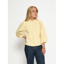 Minus Hemd / Shirt in Soft Yellow | Gr.: 38