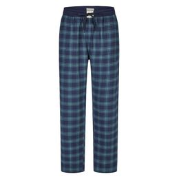 Phil & Co. Berlin Pyjamahose Flanell in navy/gr&uuml;n | Gr.: XL