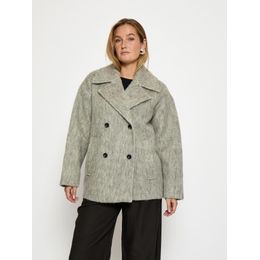Minus Mantel in Light Grey Melange | Gr.: 38