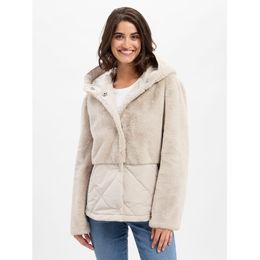 AMBER & JUNE AMBER & JUNE Jacke in kitt | Gr.: 42