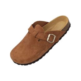 Palado Clogs in braun velours | Gr.: 39