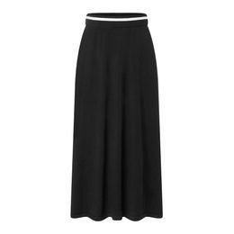 More & More More & More glockig weiter Maxi-Schlupf-Strickrock in black | Gr.: 32
