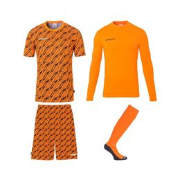 Uhlsport Trainingsanzug "Progressive Torwart Set" in Orange | Gr.: 140