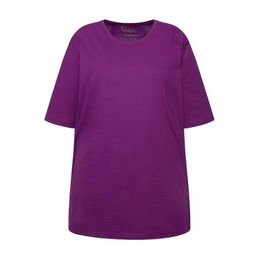 Ulla Popken Shirt in dunkles violett | Gr.: 62/64