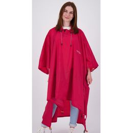 DEPROC Active Regenponcho CORNWALL PONCHO WMN in Rot | Gr.: 4XL