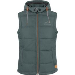 Normani Outdoor Sports Damen Winter-Steppweste Paihia in Grau | Gr.: M
