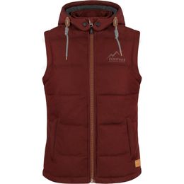 Normani Outdoor Sports Damen Winter-Steppweste Paihia in Rot | Gr.: L