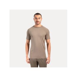 Smilodox T-Shirt Delian in Taupe | Gr.: S
