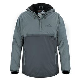 Normani Outdoor Sports Herren Windbreaker Lumi in Grau/Anthrazit | Gr.: L