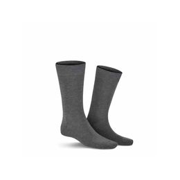Kunert Socken Clark druckfreier Bund in Silver-mel. | Gr.: 39-42