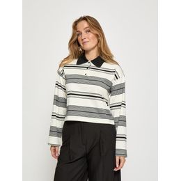 Minus T-Shirt in Black Striped | Gr.: M