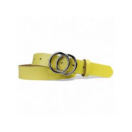 Fronhofer Lederg&uuml;rtel in Lemon | Gr.: 115 cm