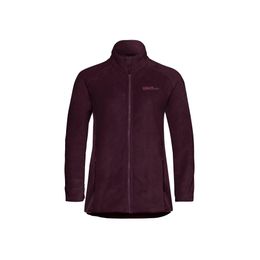 Jack Wolfskin Fleecejacke Rotwand FZ W in Bordeaux | Gr.: L