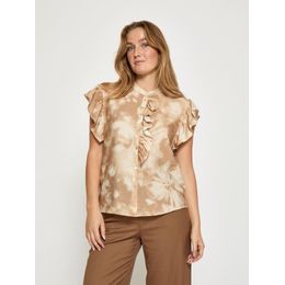 Sel by peppercorn Peppercorn Bluse in Tannin Sand Print | Gr.: 44