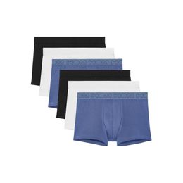 HOM Retro Short / Pant Armand in Schwarz / blau / wei&szlig; | Gr.: M