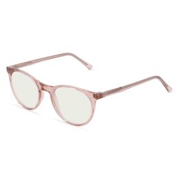 Blaulichtfilterbrille Fielmann MC 537 BL | Unisex | Fassung: Panto Rose Transparent