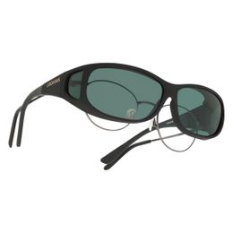Cocoons Fitover MS | Überzieh-Sonnenbrille | Unisex | Fassung: Quadratisch, Kunststoff, Schwarz | Glasfarbe: G15