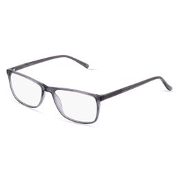 Fielmann ABC 063 CL Brille Herren | Fassung: Vollrand, Quadratisch, Grau Transparent