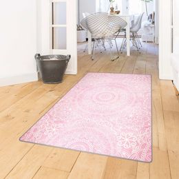 Teppich Muster Mandala Rosa