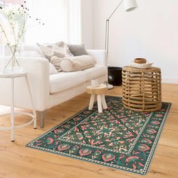 Teppich Orientalisches Persermuster Koralle