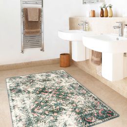Teppich Orientalisches Persermuster Koralle Vintage