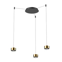 prediger.select s.200 Pendelleuchte 3er Flex Direkt/Indirekt 80&deg; contour G