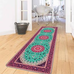 Teppich Klassisches Persermuster Pink Gelb