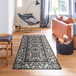 Teppich Skandinavisches Bohomuster Schwarz