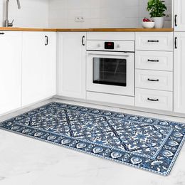 Teppich Orientalisches Persermuster Tiefblau