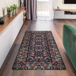 Teppich Skandinavisches Bohomuster Aubergine