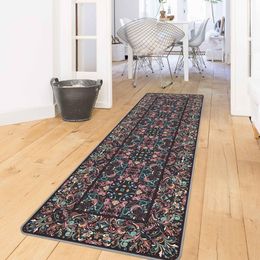 Teppich Skandinavisches Bohomuster Aubergine