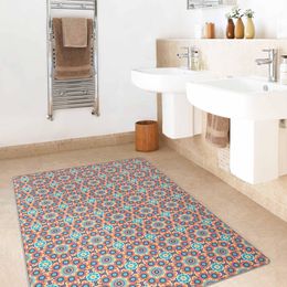 Teppich Orientalisches Muster mit bunten Blumen