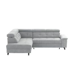 Höffner Ecksofa Frieda ¦ grau ¦ Maße (cm): B: 271 H: 87 T: 207.0 » Höffner