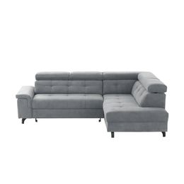 Höffner Ecksofa Frieda grau Maße (cm): B: 271 H: 87 T: 207.0 » Höffner