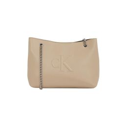 Calvin Klein Schultertasche Damen Gr&ouml;&szlig;e One Size taupe